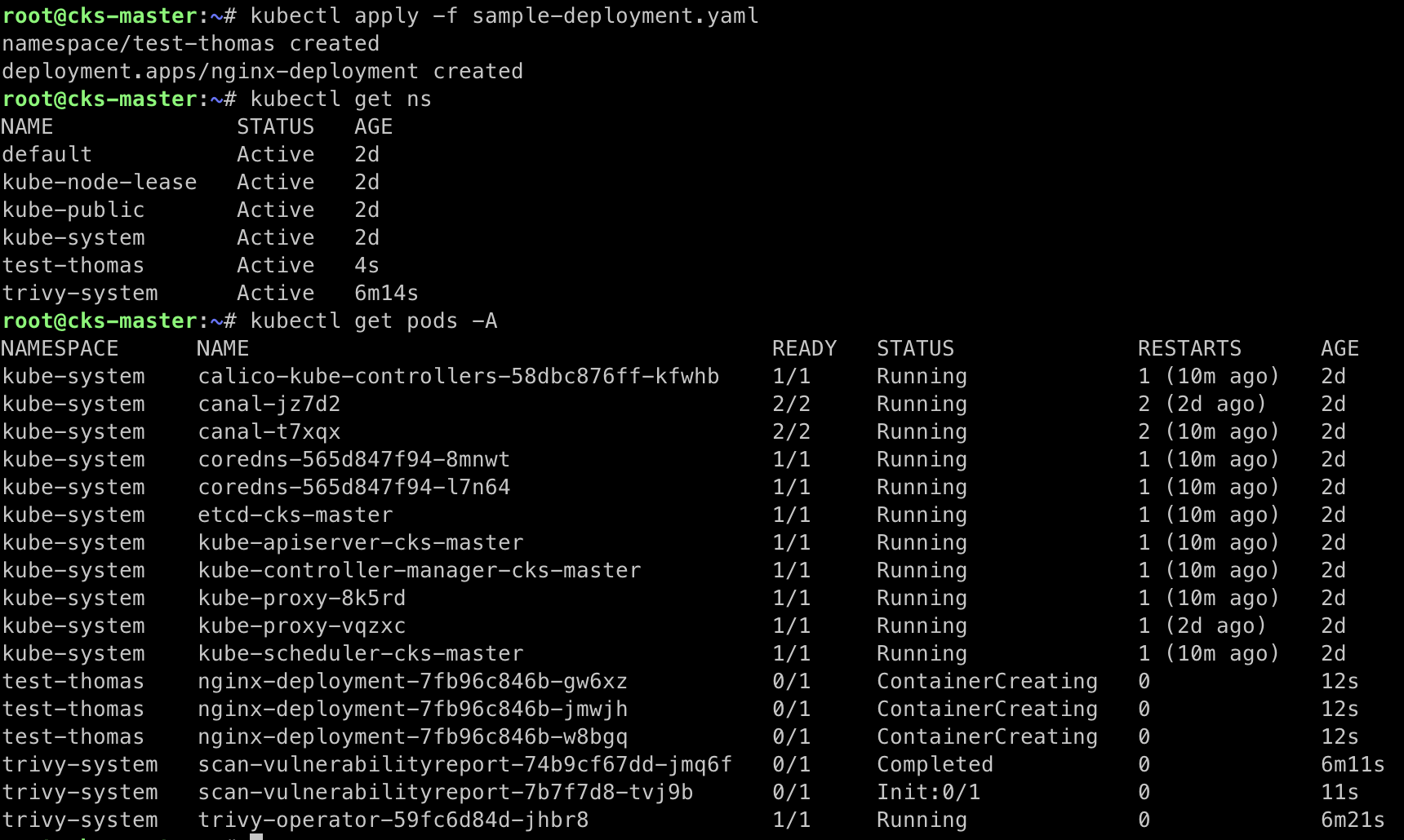 Trivy Operator Improve Container Runtime Security